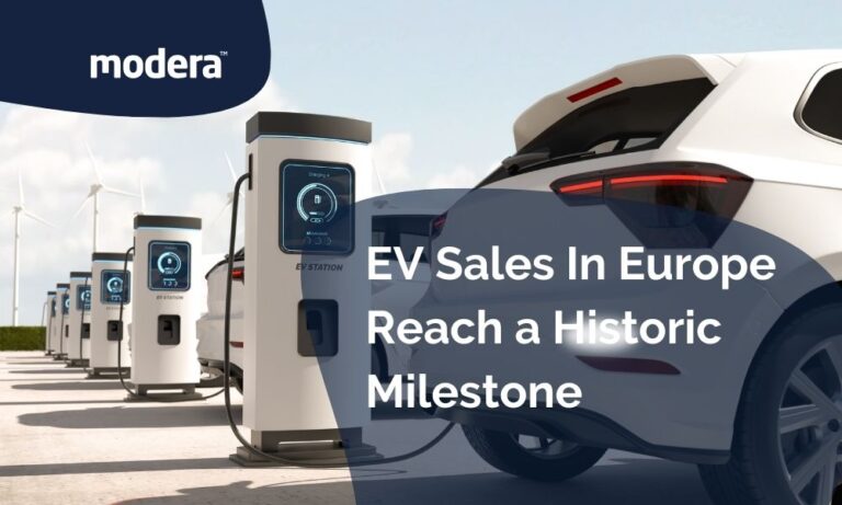 EV Sales In Europe Reach a Historic Milestone - Modera